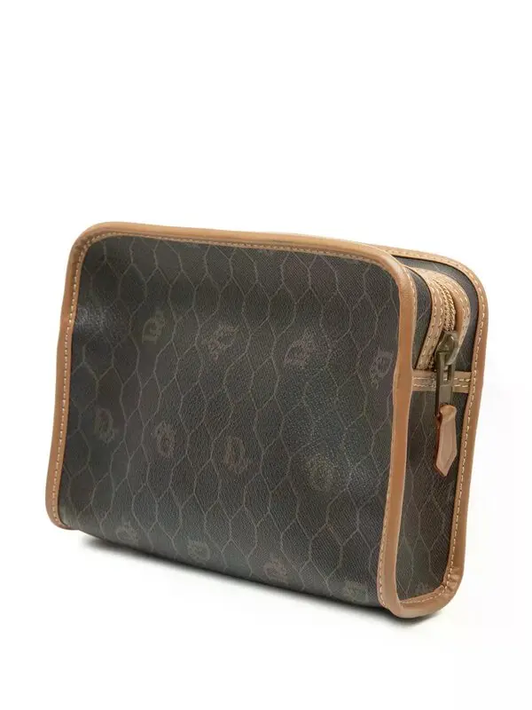 Dior Honeycomb Coated Canvas Pouch