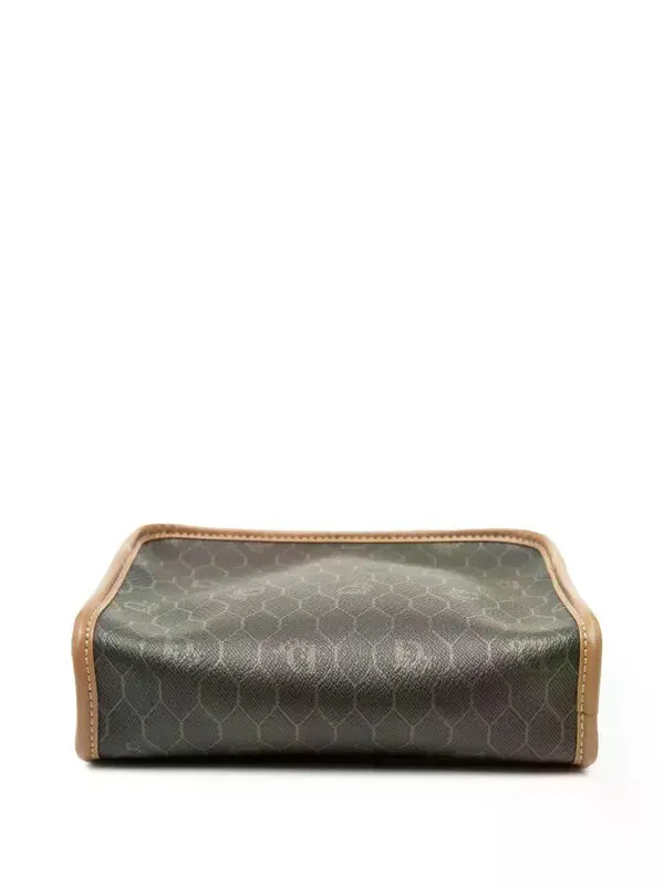 Dior Honeycomb Coated Canvas Pouch