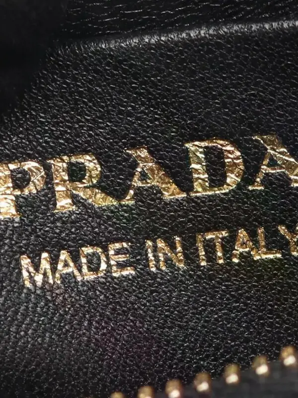 Prada Soft Calf Arque Satchel - Black