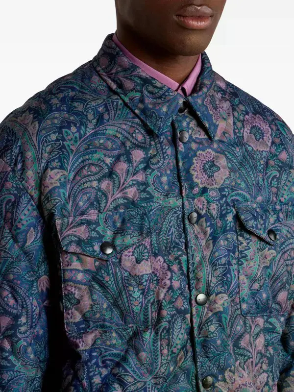 Etro Quilted Paisley Jacket