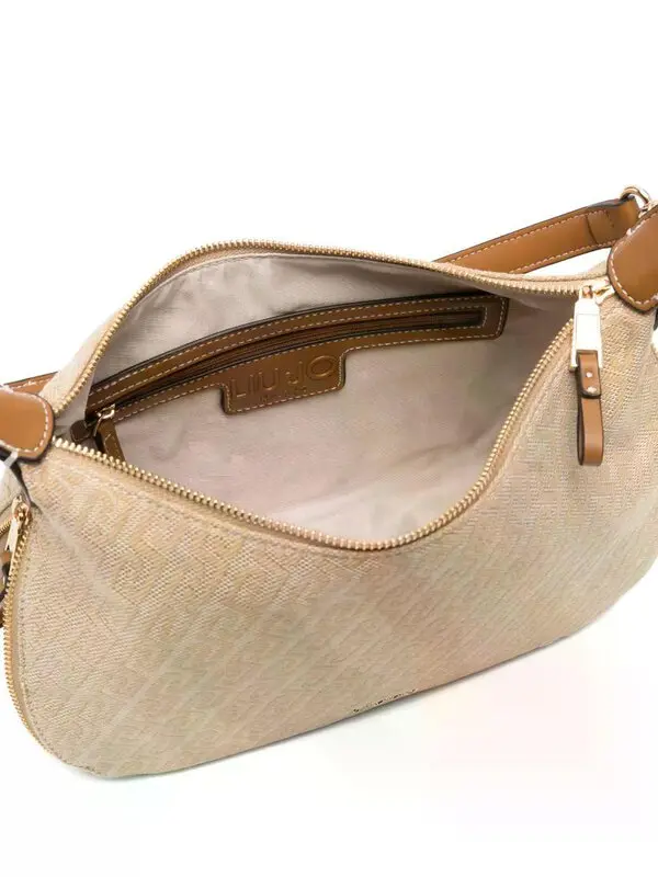 Liu Jo Logo Jacquard Shoulder Bag