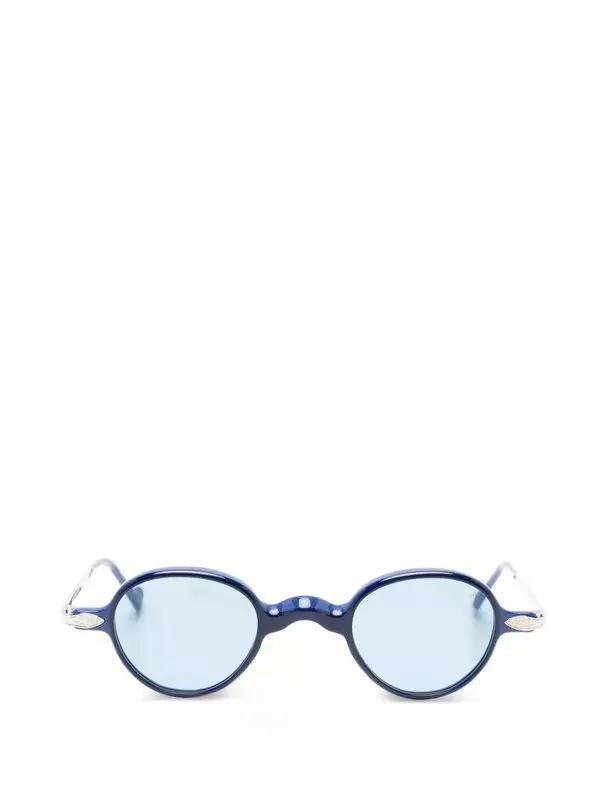 EYEPETIZER Tango Round Frame Sunglasses - Blue