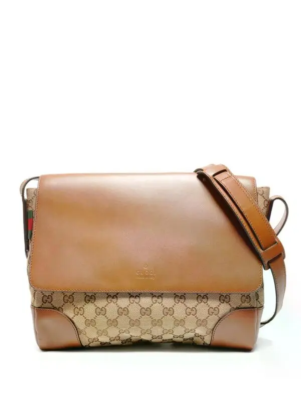 Gucci 2010s Gg Canvas Shoulder Bag