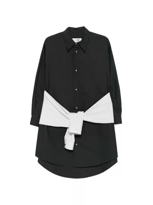 MAISON MARGIELA Shirt With Striped Bow Detail