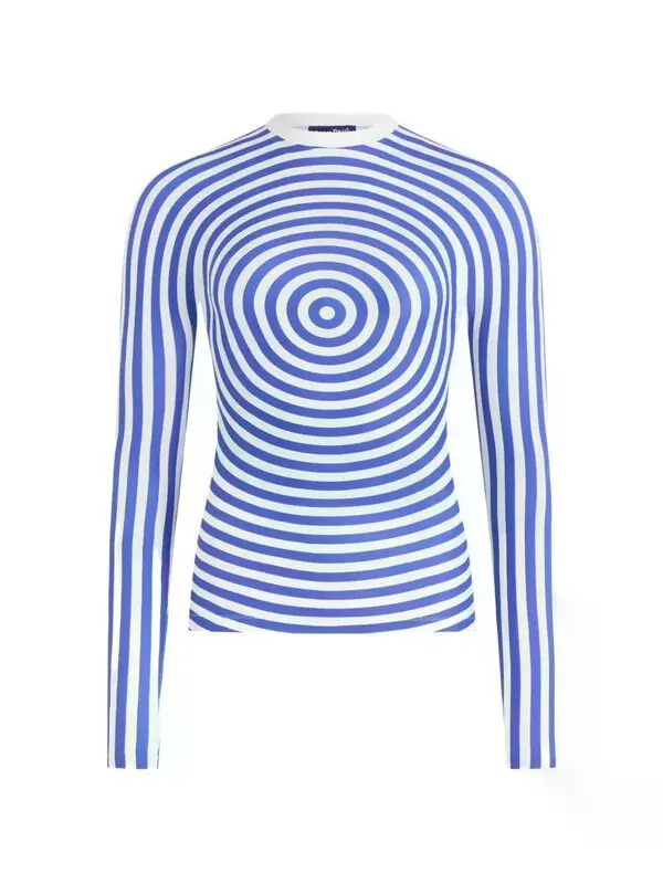 JEAN PAUL GAULTIER Crewneck Top With Target Print