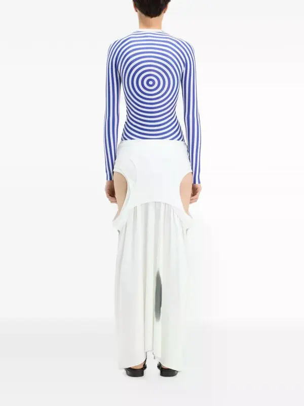 JEAN PAUL GAULTIER Crewneck Top With Target Print