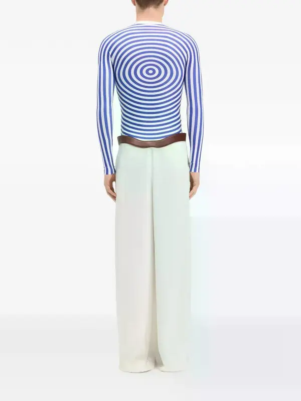 JEAN PAUL GAULTIER Crewneck Top With Target Print
