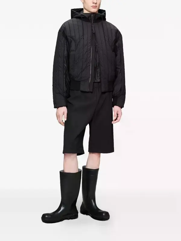 Rains Quilted Bomber Jacket
