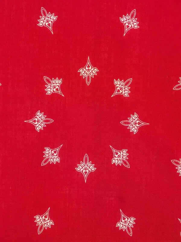 Destin Judy Patterned Scarf - Red