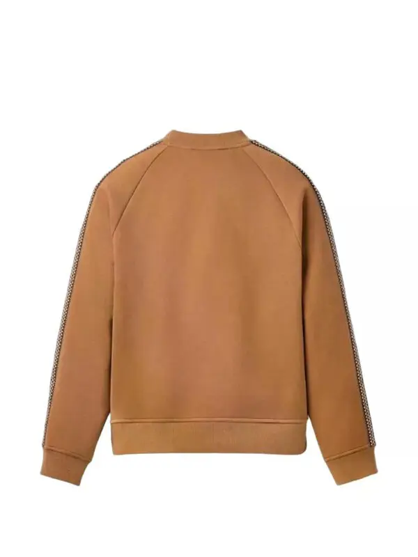 UGG Crew-neck Sweatshirt With Trim Detail - Brown