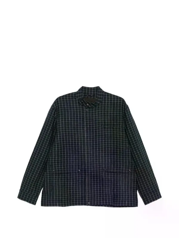 WALES BONNER Vision Field Collared Jacket - Blue