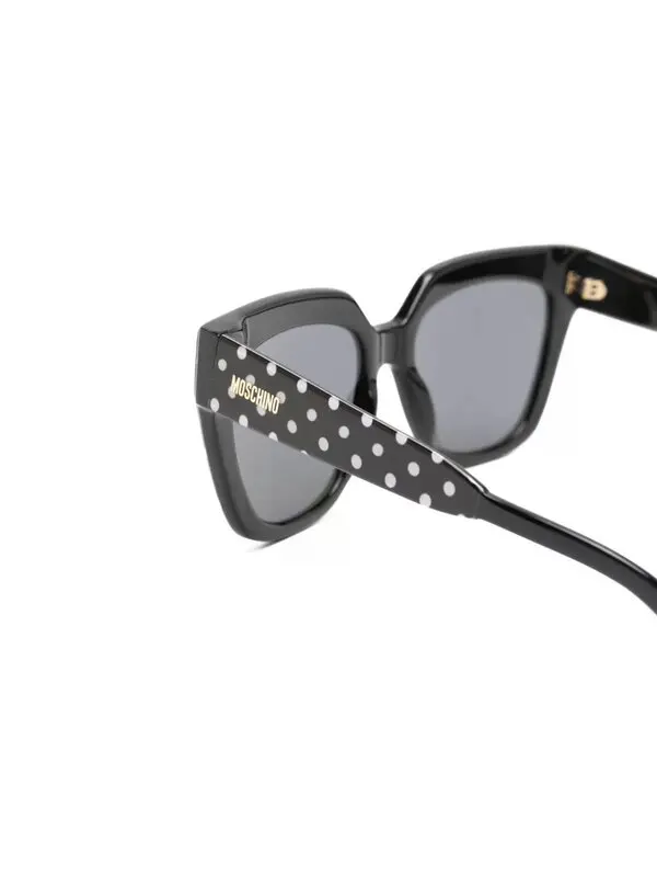 Moschino Polka Dot Cat-eye Sunglasses