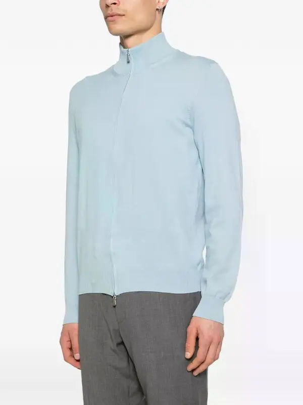 GRAN SASSO Zip-fastening Roll Neck Cardigan