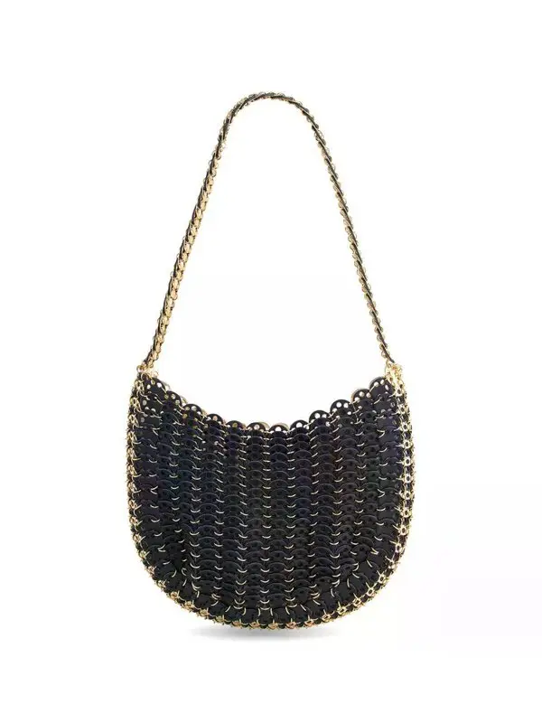 Rabanne Moon Reversible Shoulder Bag - Black