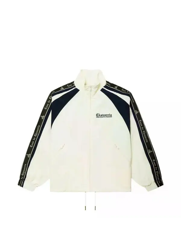 WILLY CHAVARRIA Casa Logo-embroidered Jacket - Neutrals