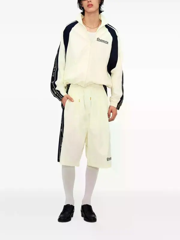 WILLY CHAVARRIA Casa Logo-embroidered Jacket - Neutrals