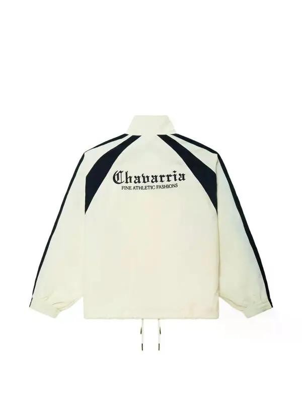 WILLY CHAVARRIA Casa Logo-embroidered Jacket - Neutrals