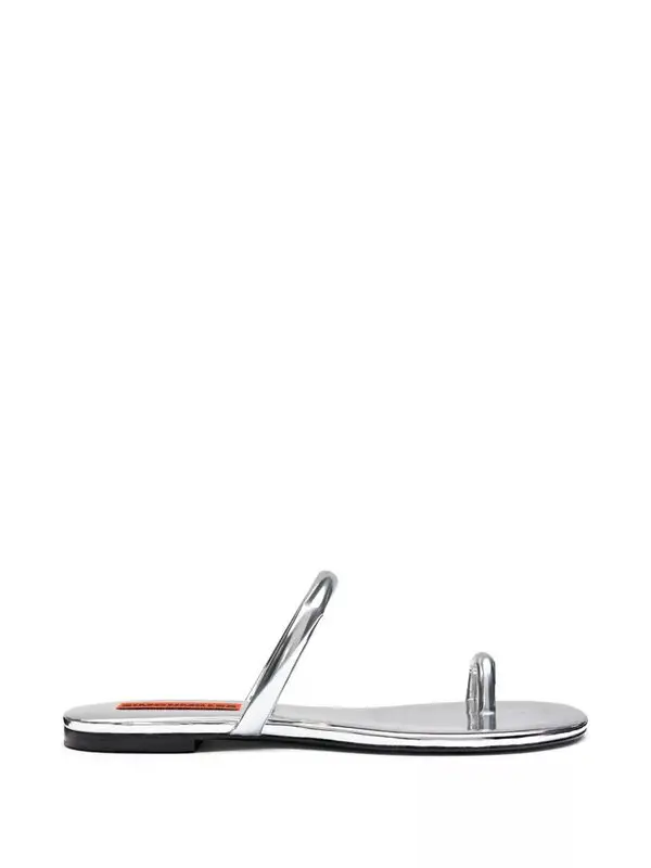SIMONMILLER Pipe Strappy Sandals - Silver