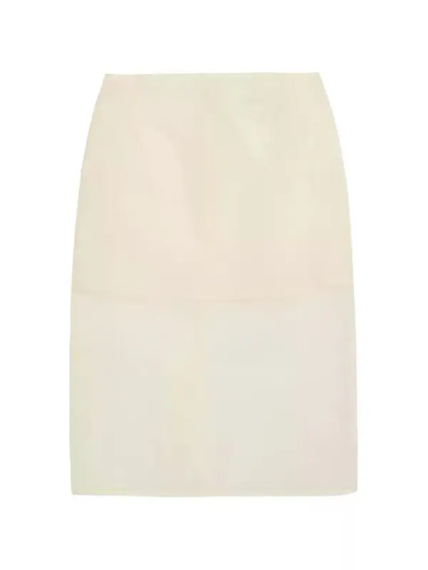 Apparis Organza Midi Skirt - Neutrals