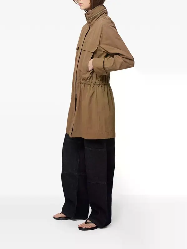 Apparis Bea Drawstring Raincoat - Brown