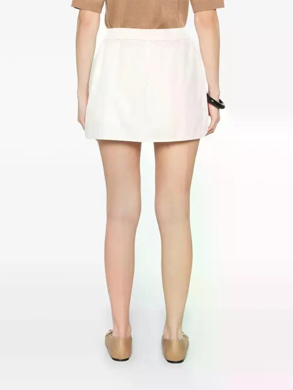 Kenzo Logo-patch Drawstring Mini Skirt