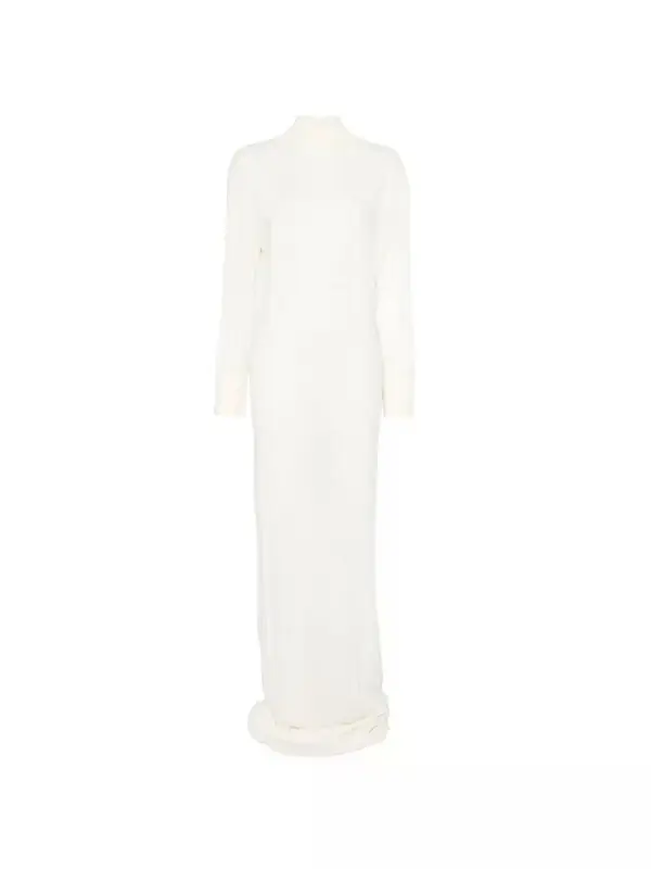 ARMARIUM Lara Turtleneck Maxi Dress - Neutrals