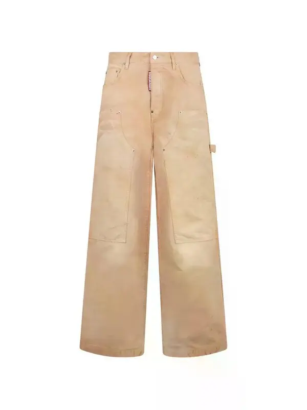 Dsquared2 Garment Dyed Baggy Carpenter Jeans