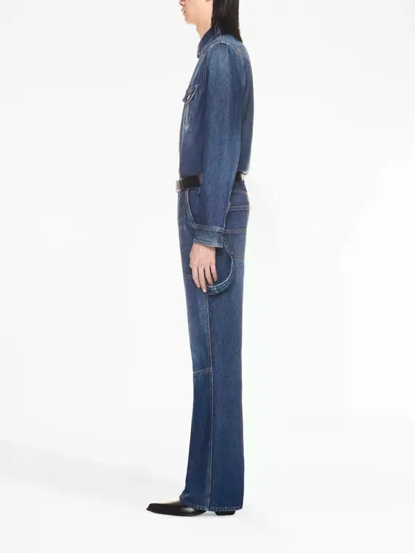 Off-White Long-sleeve Denim Shirt