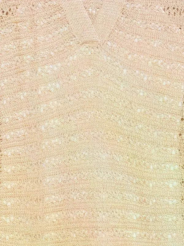 Lorena Antoniazzi Open-knit V-neck Dress