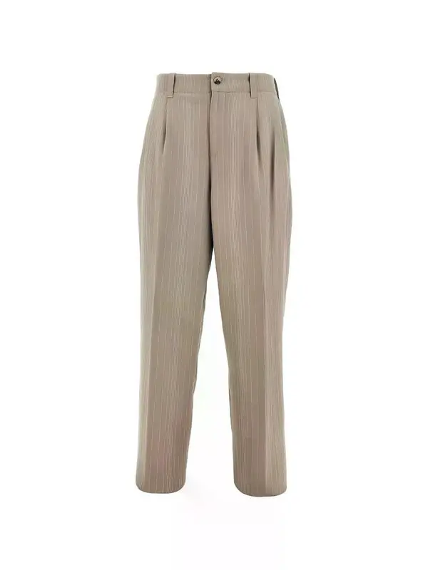 GOLDEN GOOSE Pinstripe Tailored Trousers - Neutrals