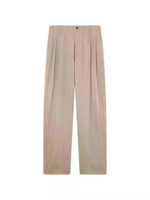 GOLDEN GOOSE Pinstripe Tailored Trousers - Neutrals