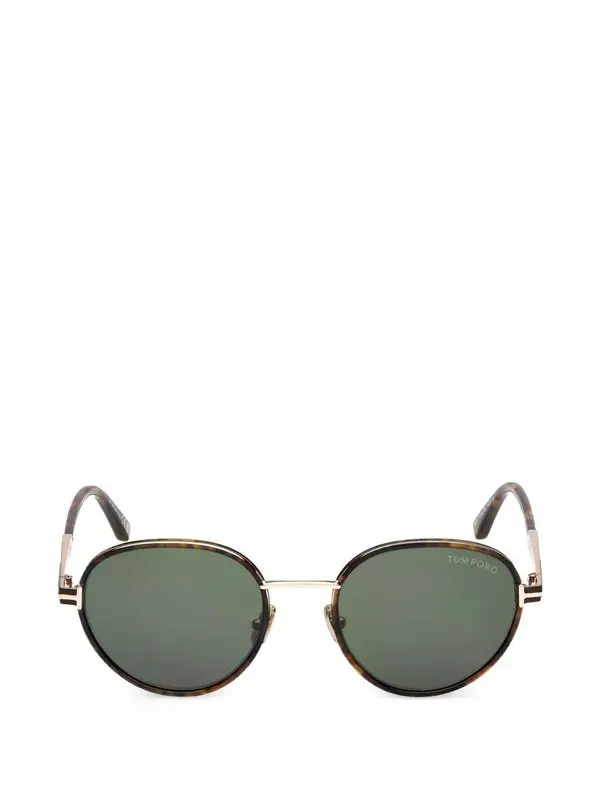 TOM FORD Round Frame Sunglasses - Brown