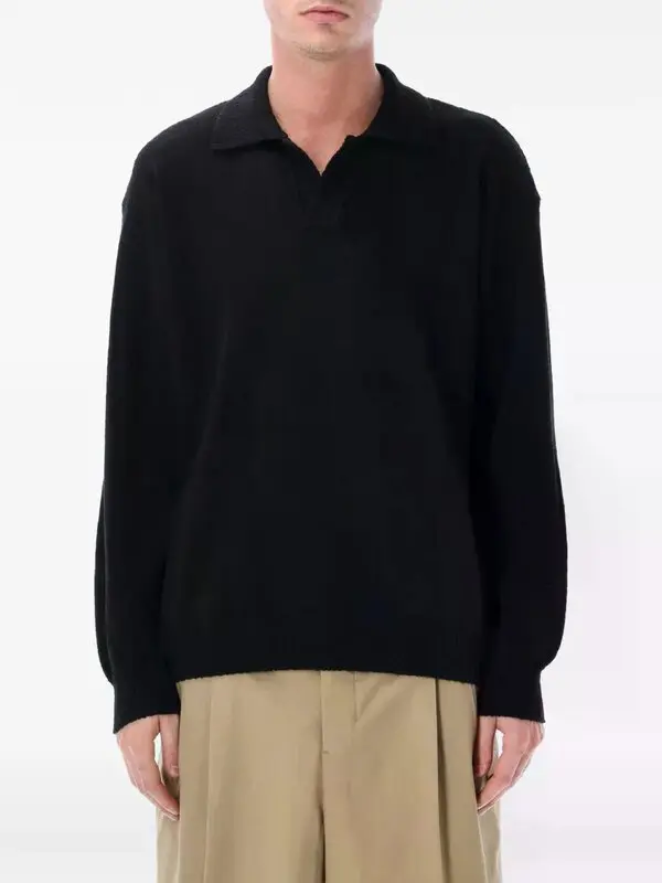 ROBERTO COLLINA Polo Collar Sweater