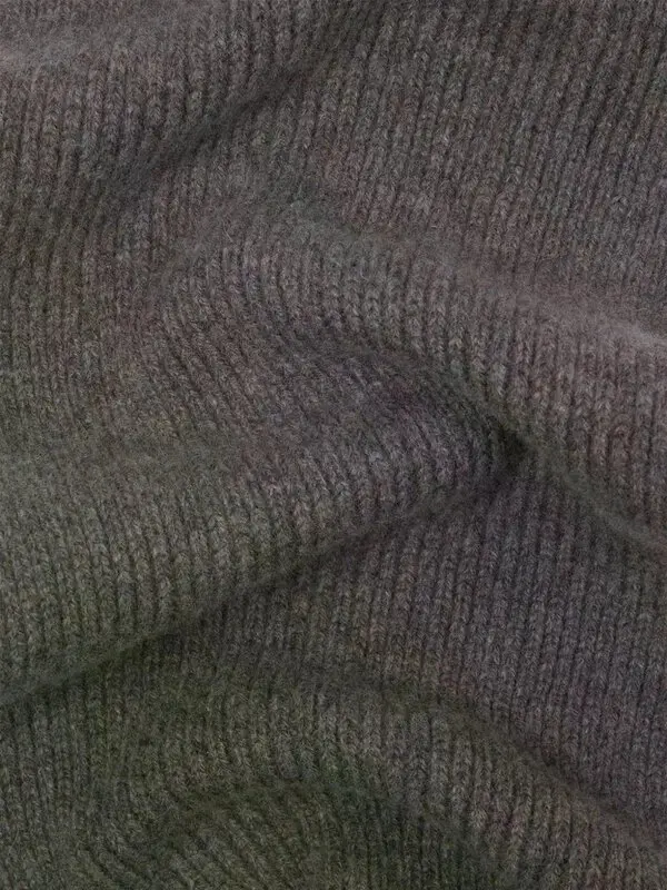 Paul Smith Ribbed Zebra-patch Scarf