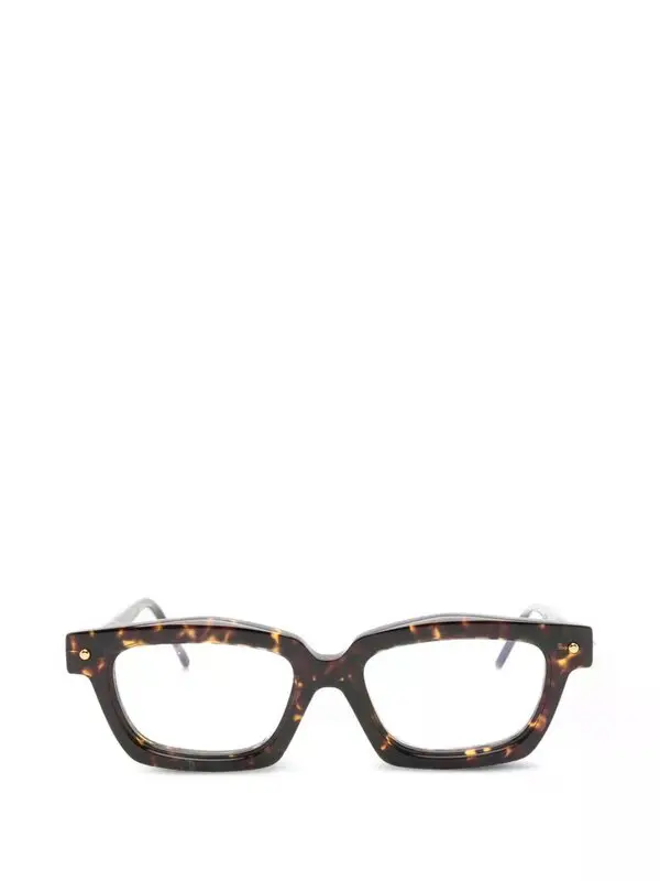 KUBORAUM Square-frame Glasses - Brown