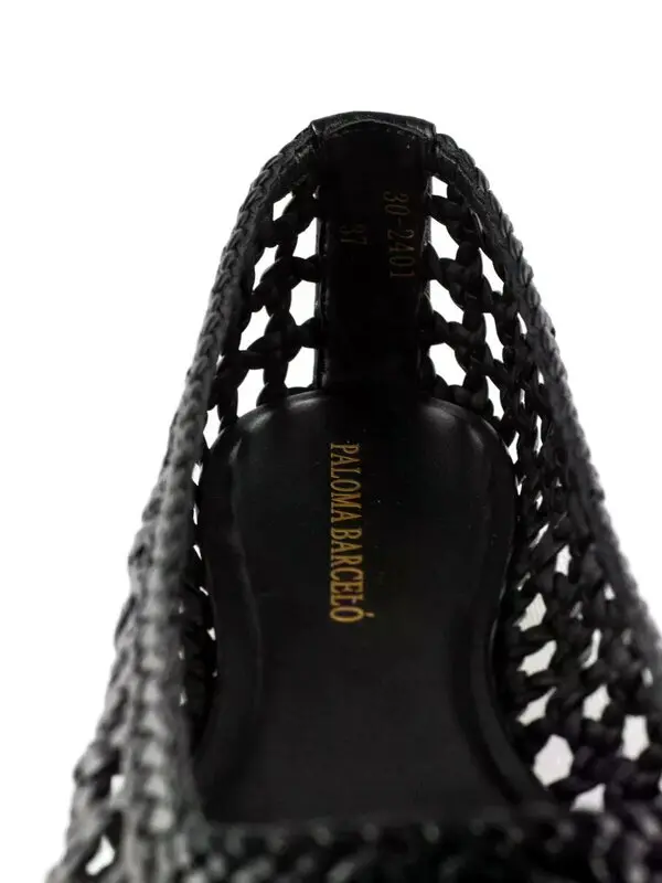 PALOMA BARCELO Woven Round Toe Ballet Flats
