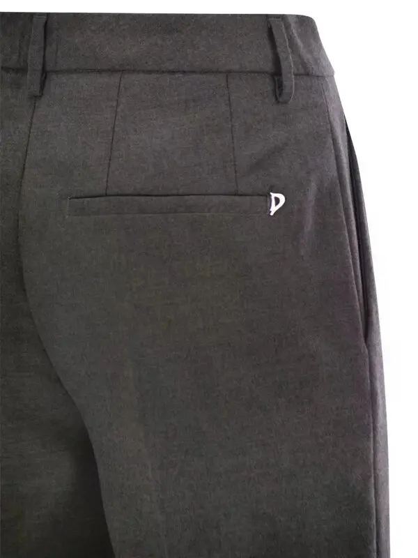 DONDUP Logo Tailored Trousers