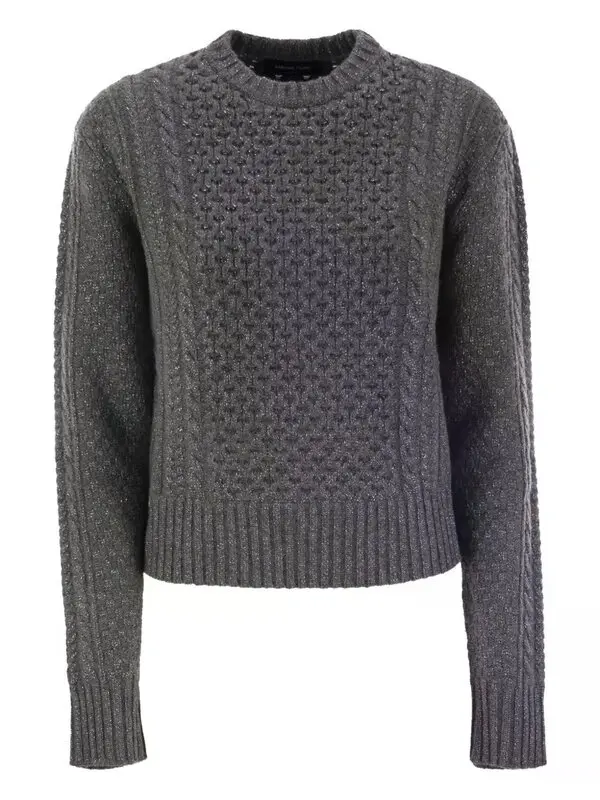Fabiana Filippi Crew Neck Fisherman Knit Sweater