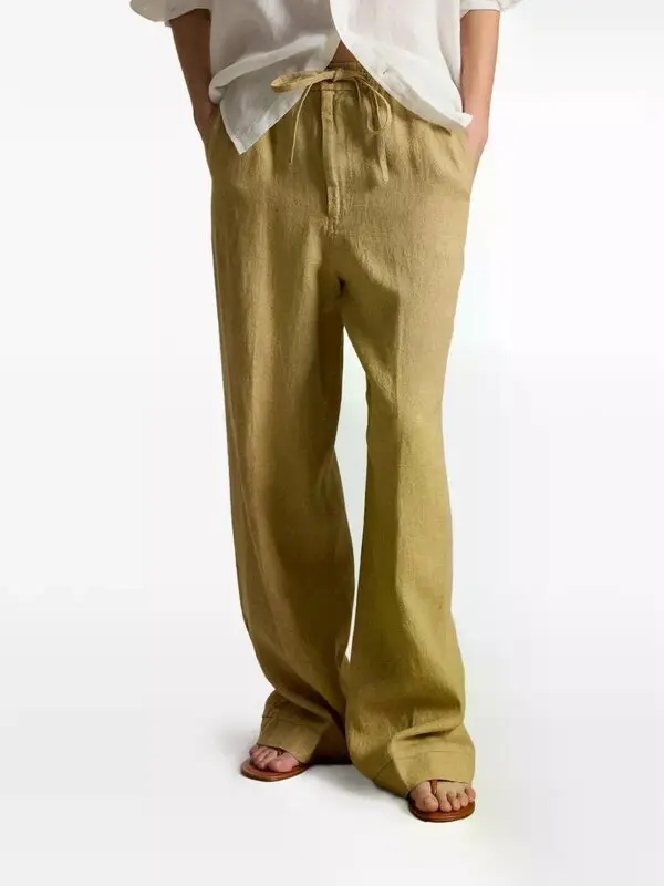 Polo Ralph Lauren Linen Drawstring Waist Trousers