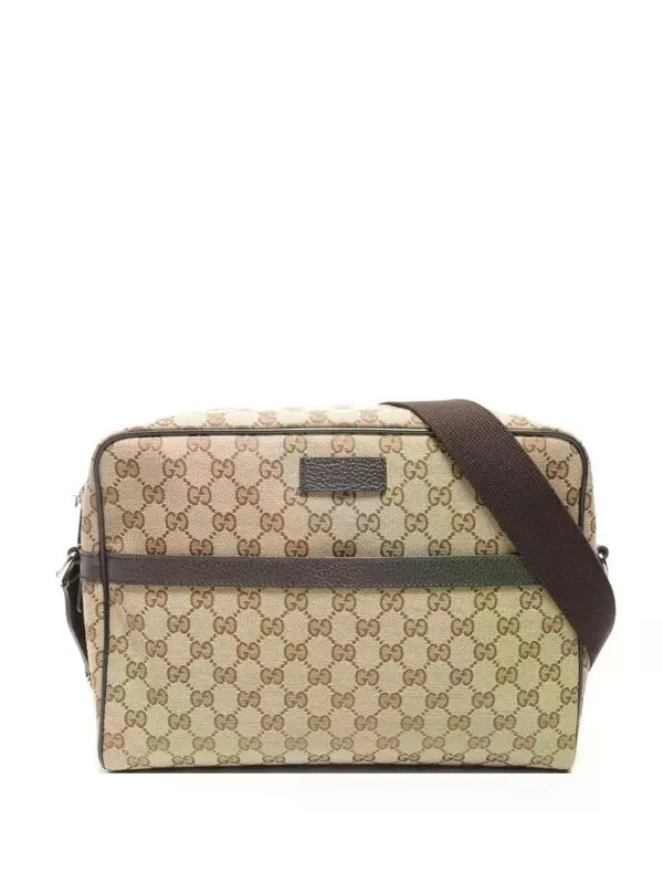Gucci Gg Canvas Shoulder Bag - Neutrals