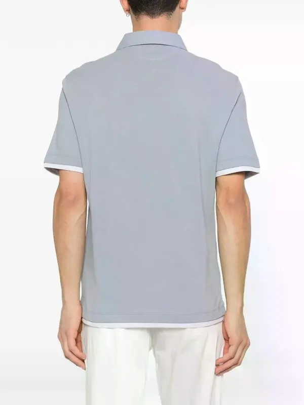 Brunello Cucinelli Buttoned Short-sleeve Polo Shirt