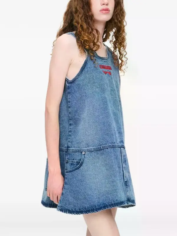 CHARLES JEFFREY Sleeveless Denim Dress