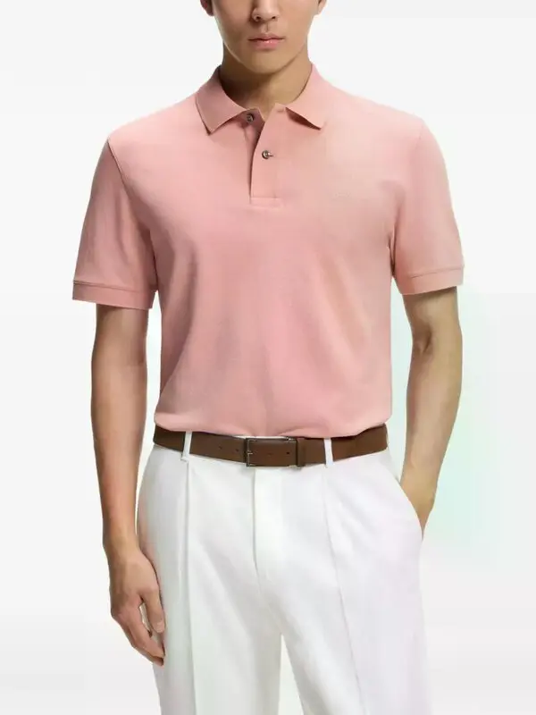BOSS Button-placket Polo Shirt