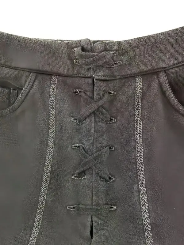 LUEDER Five-pockets Trousers With Front Lacing