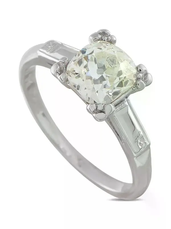 LB EXCLUSIVE 14k White Gold Diamond Ring - Silver