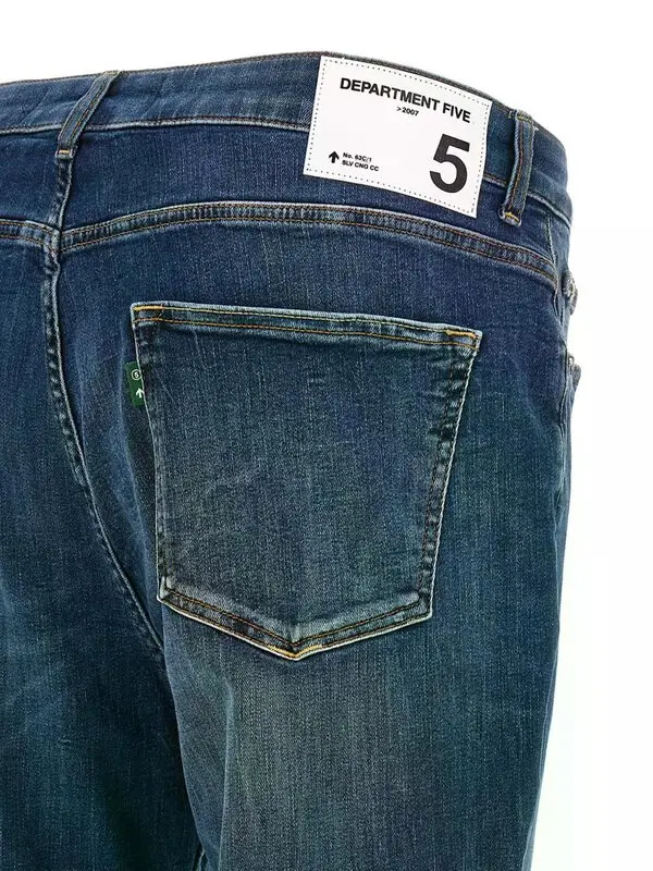 DEPARTMENT 5 Drake Cropped Jeans With Contrast Stitching