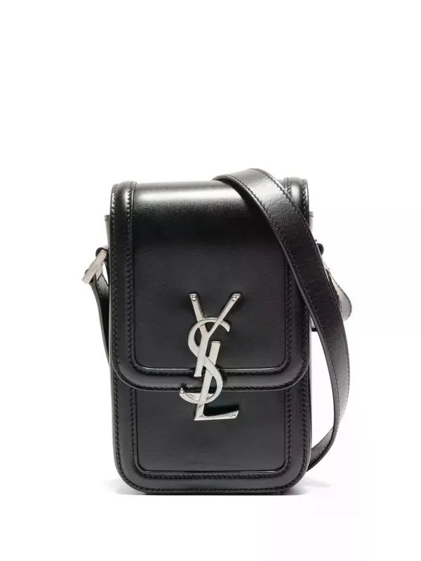 Saint Laurent Logo Cross-body Bag - Black