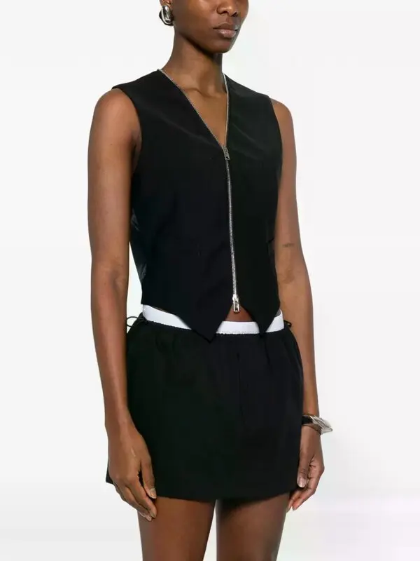 Alexander Wang Zip-fastening Wool Blend Vest