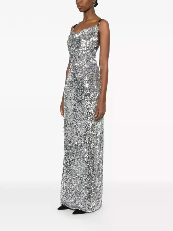 Coperni Sequin Embellished Maxi Dress
