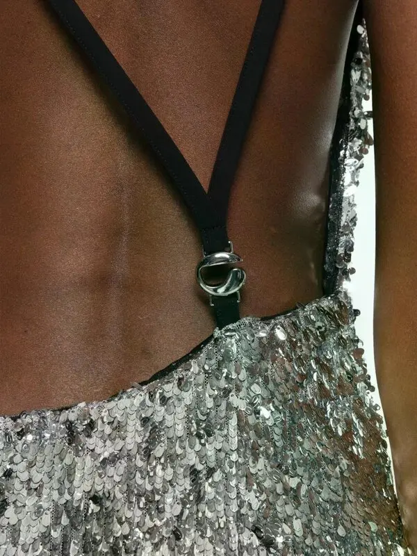 Coperni Sequin Embellished Maxi Dress